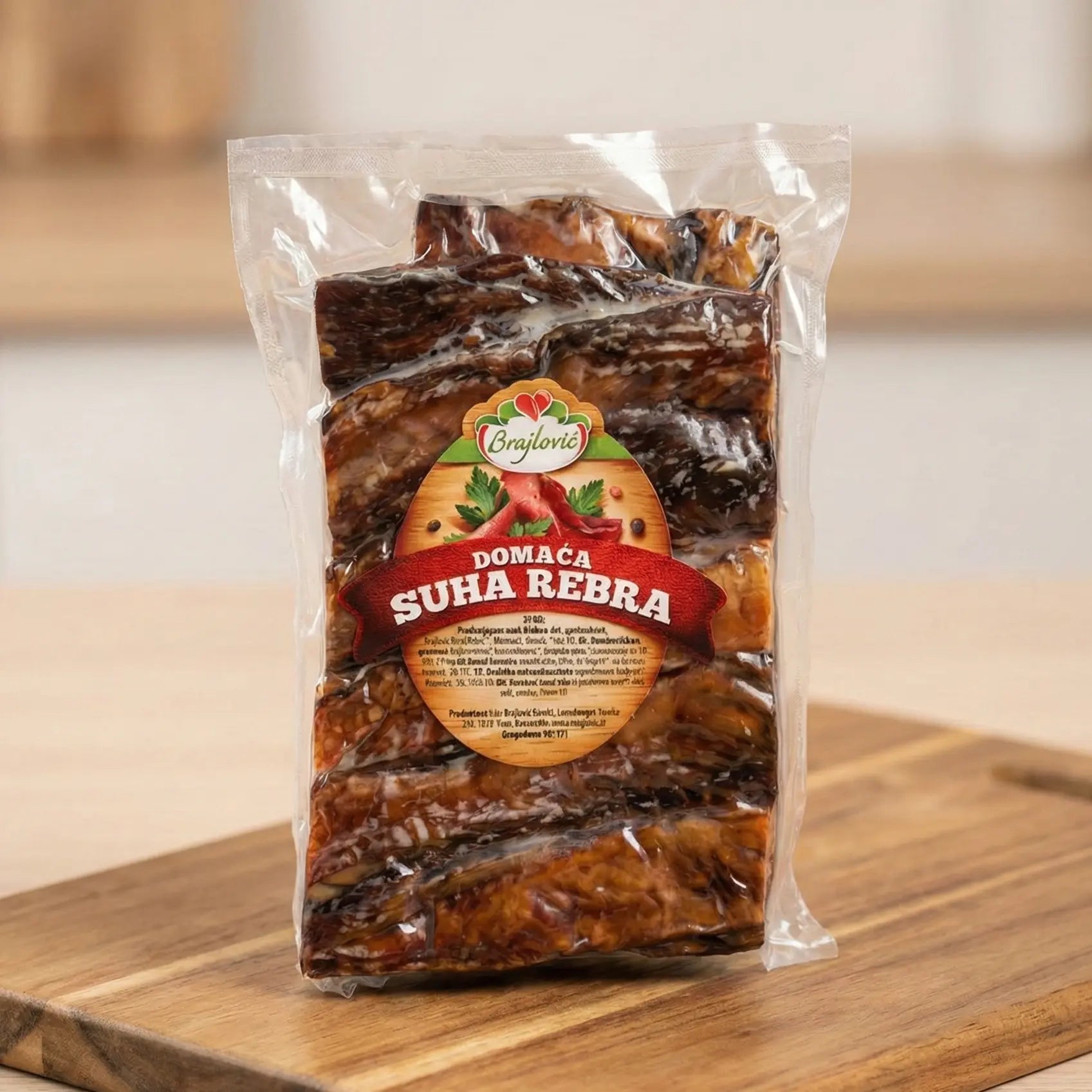 Geräucherte Rinderrippen Balkan-Art – Suha Rebra kaufen – Abaza Balkanfood
